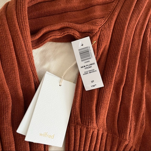 Aritzia | Sweaters | Wilfred Plunge Front Cardigan | Poshmark